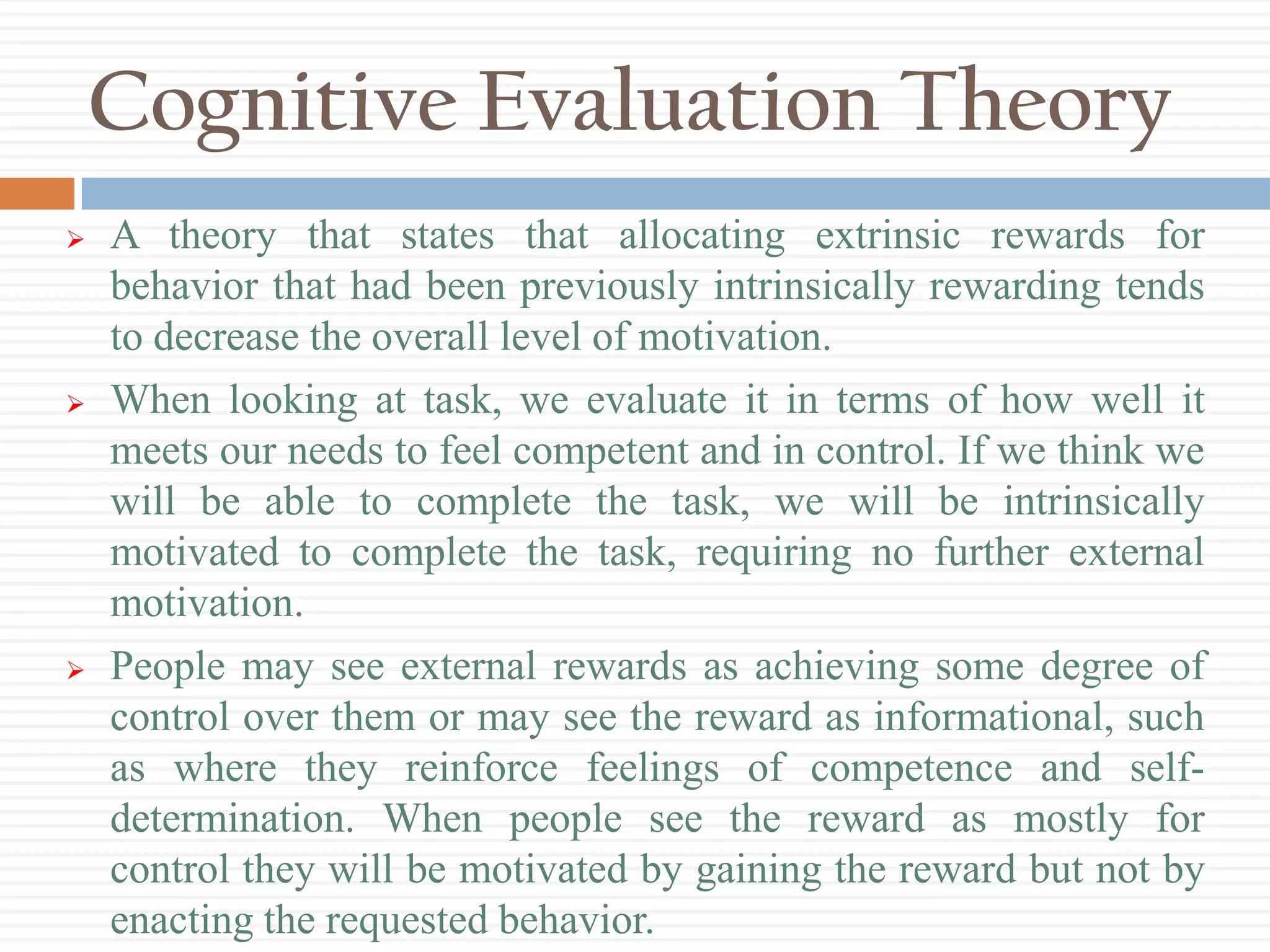 Process theories of motivation | PPTX