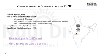 Process to apply disability certificate | PPTX