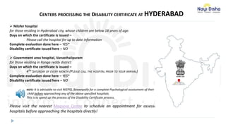 Process to apply disability certificate | PPTX
