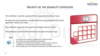 Process to apply disability certificate | PPTX