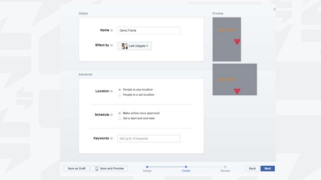 Process to create custom profile frames on facebook | PPT