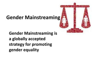 Process to develop gender mainstreaming action plan | PPTX