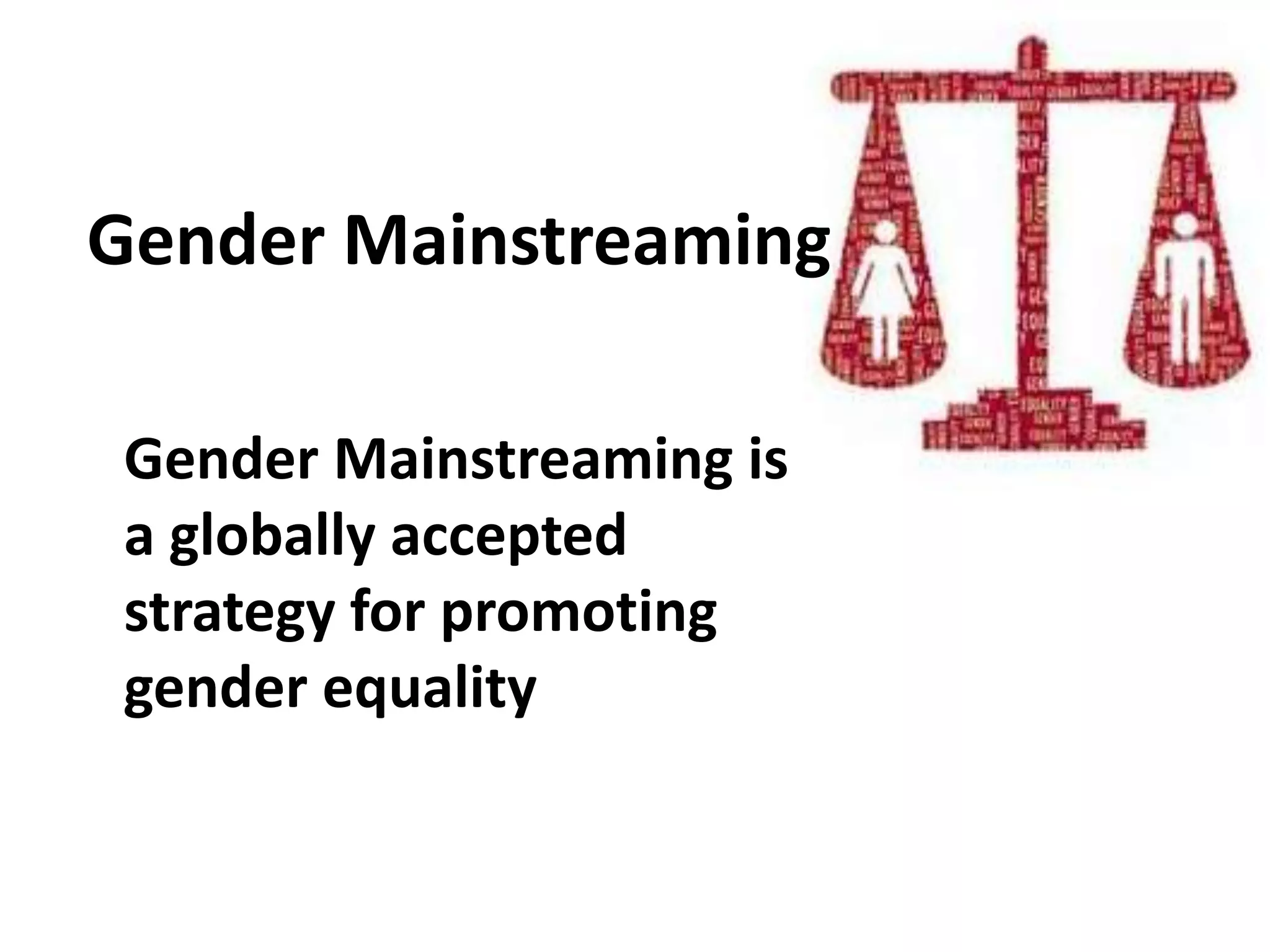 Process to Develop Gender Mainstreaming Action Plan | PPTX