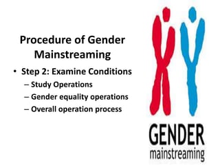 Process to Develop Gender Mainstreaming Action Plan | PPTX