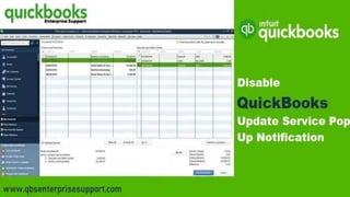 Process To turn off QuickBooks Update Service Pop Up.pptx