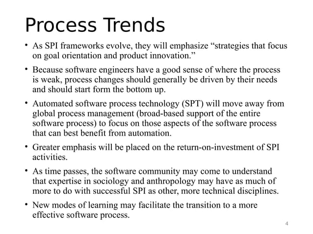 Process trends | PDF | Technology Industry | Industries