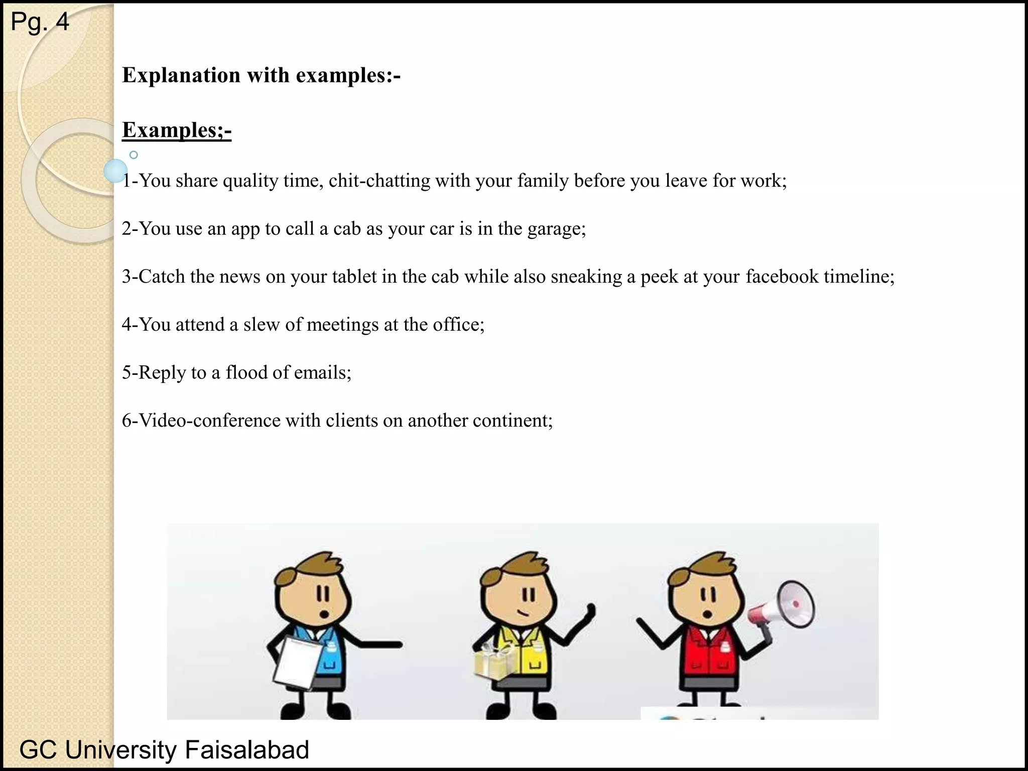 Process,Types and 7CS of communication, explain stance on the ...