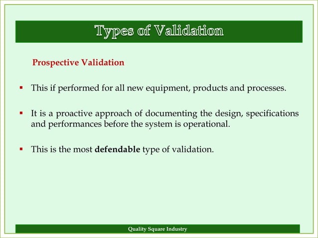 PROCESS VALIDATION | PPTX
