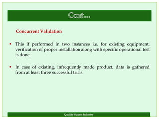 PROCESS VALIDATION | PPTX