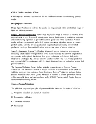 Process validation | DOCX