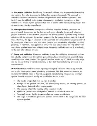 Process validation | DOCX