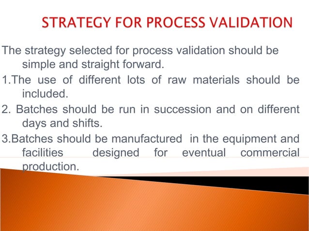 Process validation | PPT