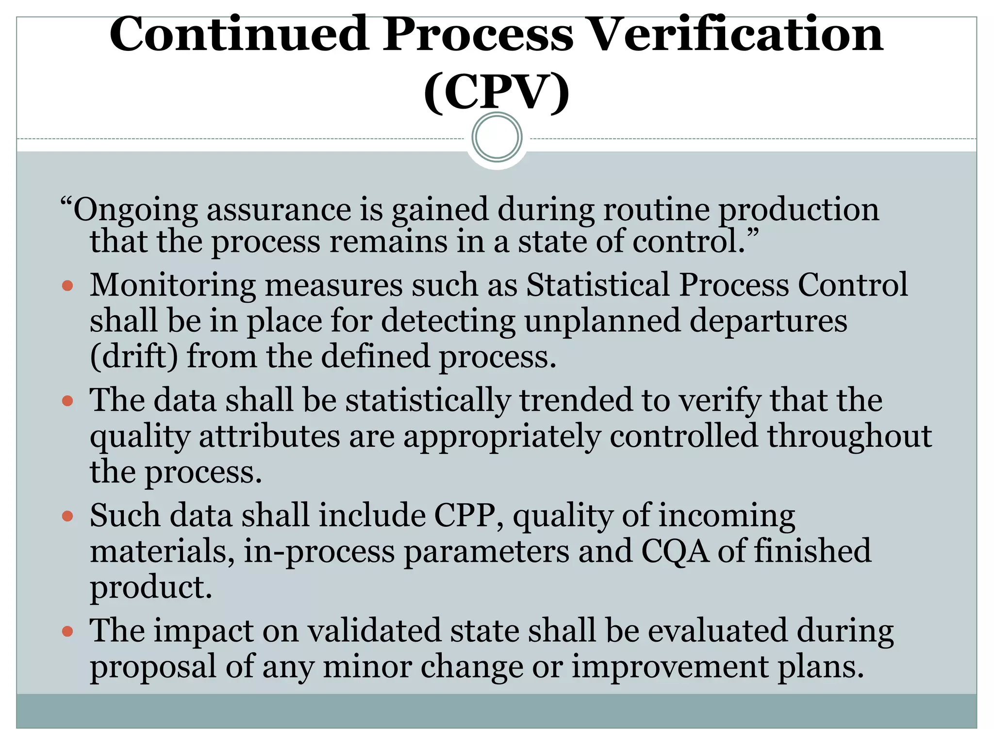 Process validation | PPTX