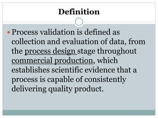Process validation | PPT