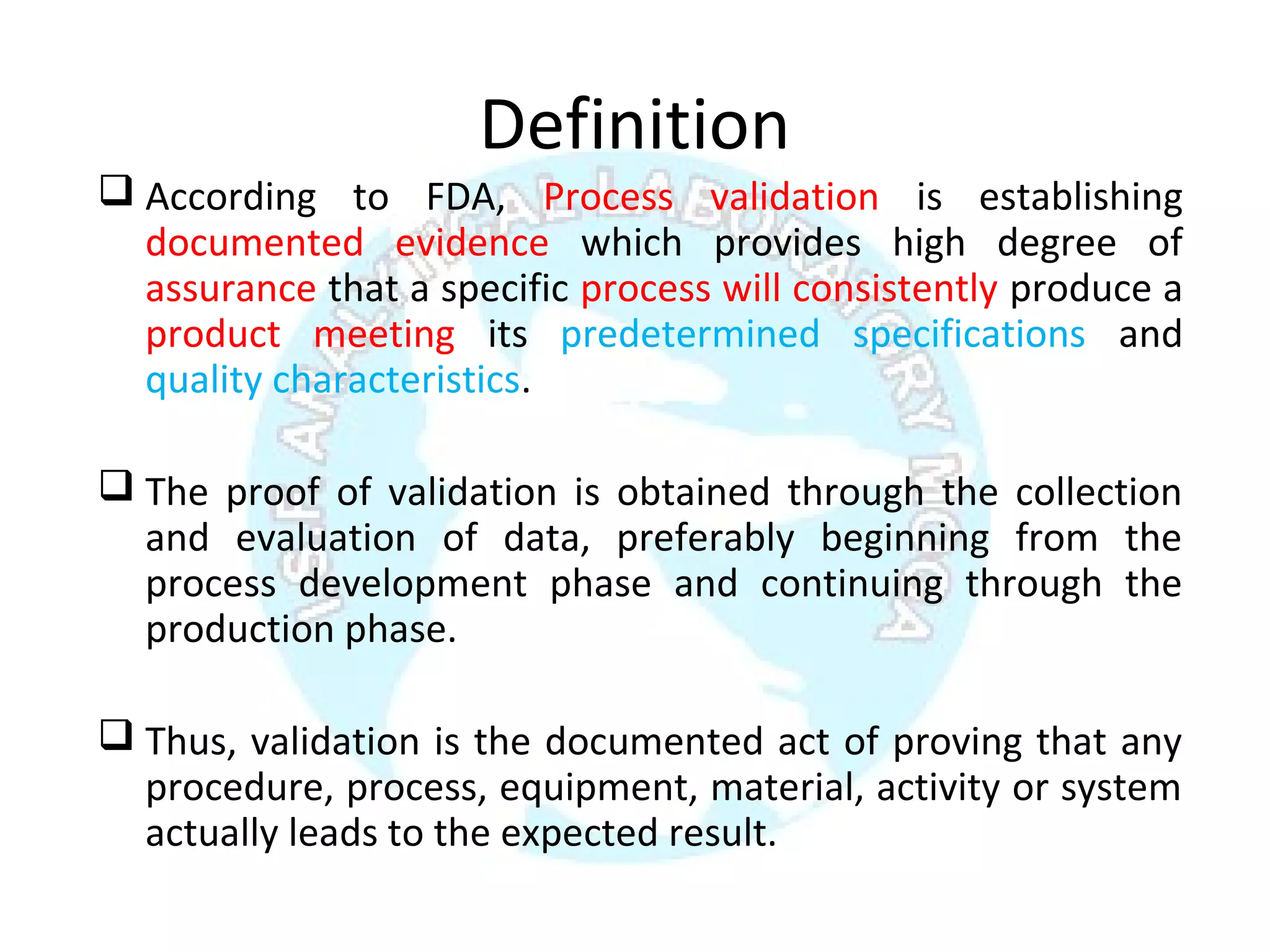 Process validation | PPT
