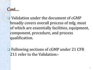 Process validation and its types | PPTX