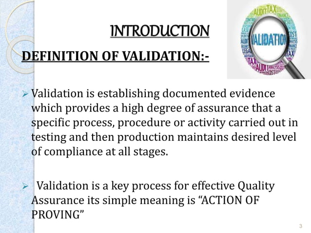 Process validation and its types | PPT