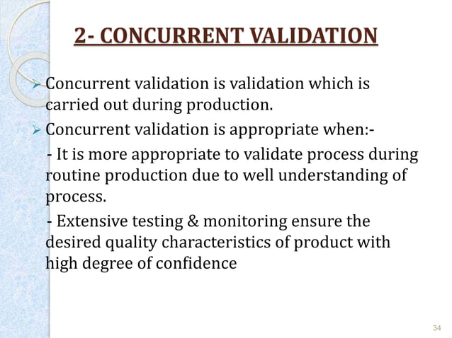 Process validation and its types | PPT