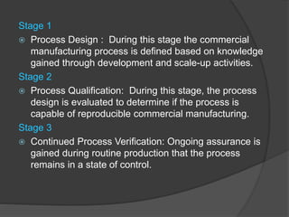Process validation | PPTX