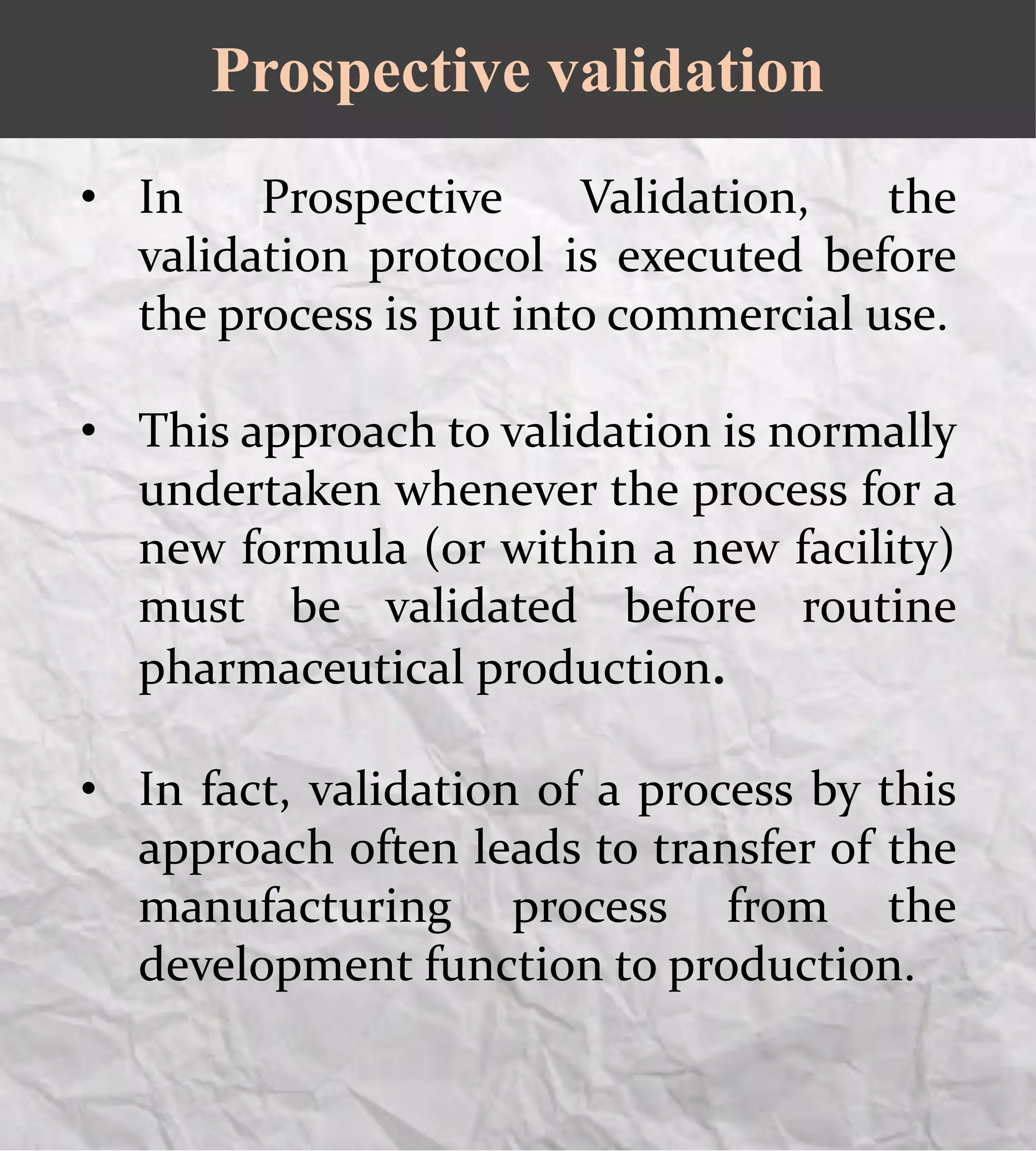 Process validation | PDF