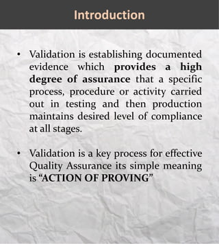 Process validation | PDF
