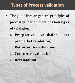 Process validation | PDF