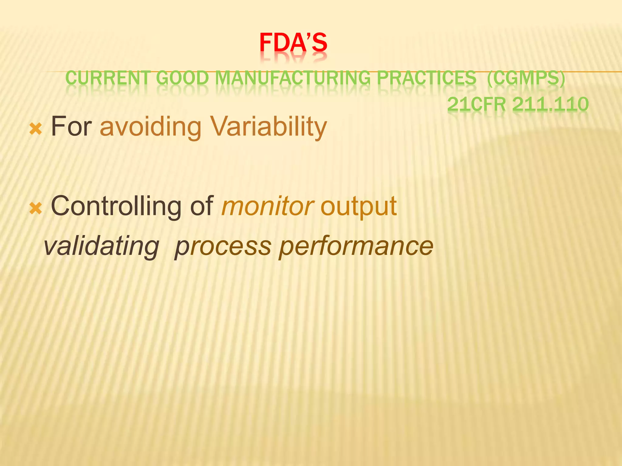 Process validation | PPTX