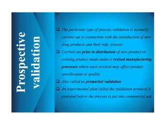 Pharmaceutical process validation (PV) | PDF | Manufacturing Industry ...
