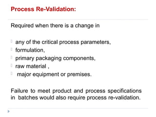process validation guidelines and procedures | PPTX