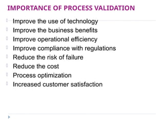 process validation guidelines and procedures | PPTX