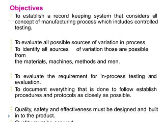 process validation guidelines and procedures | PPTX