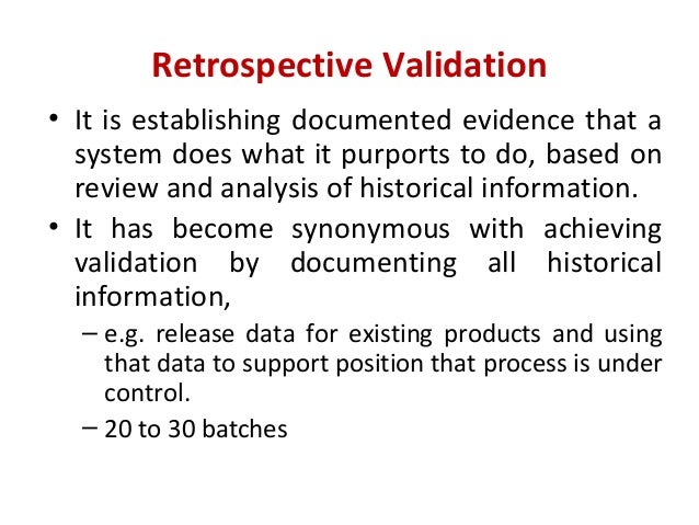 GMP Training: Process validation