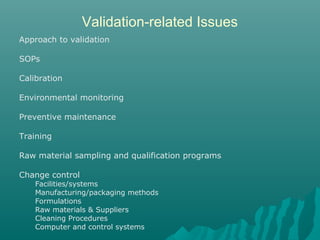 P rocess validation 1 | PPT
