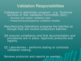 P rocess validation 1 | PPT