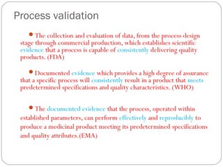 Process validation | PPT