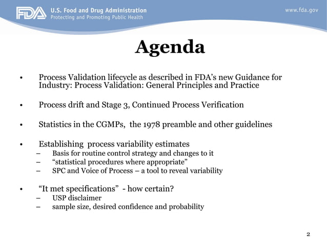 Process validation fda | PDF