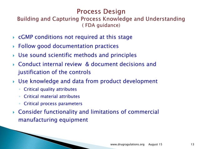 Process Validation for Beginners - FDA - EMA Approach | PPTX