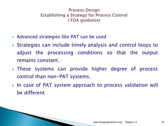 Process Validation for Beginners - FDA - EMA Approach | PPTX