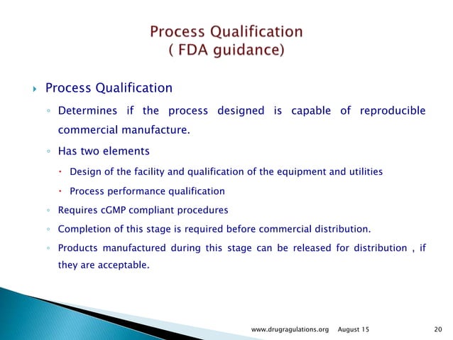 Process Validation for Beginners - FDA - EMA Approach | PPTX