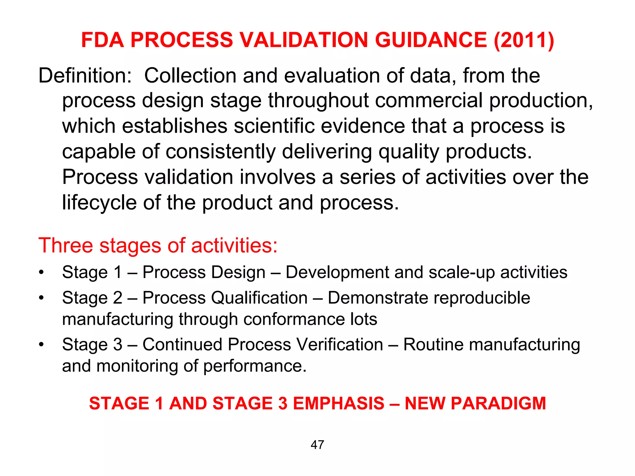 Process Validation Guidances FDA and Global | PDF | Pharmaceutical ...