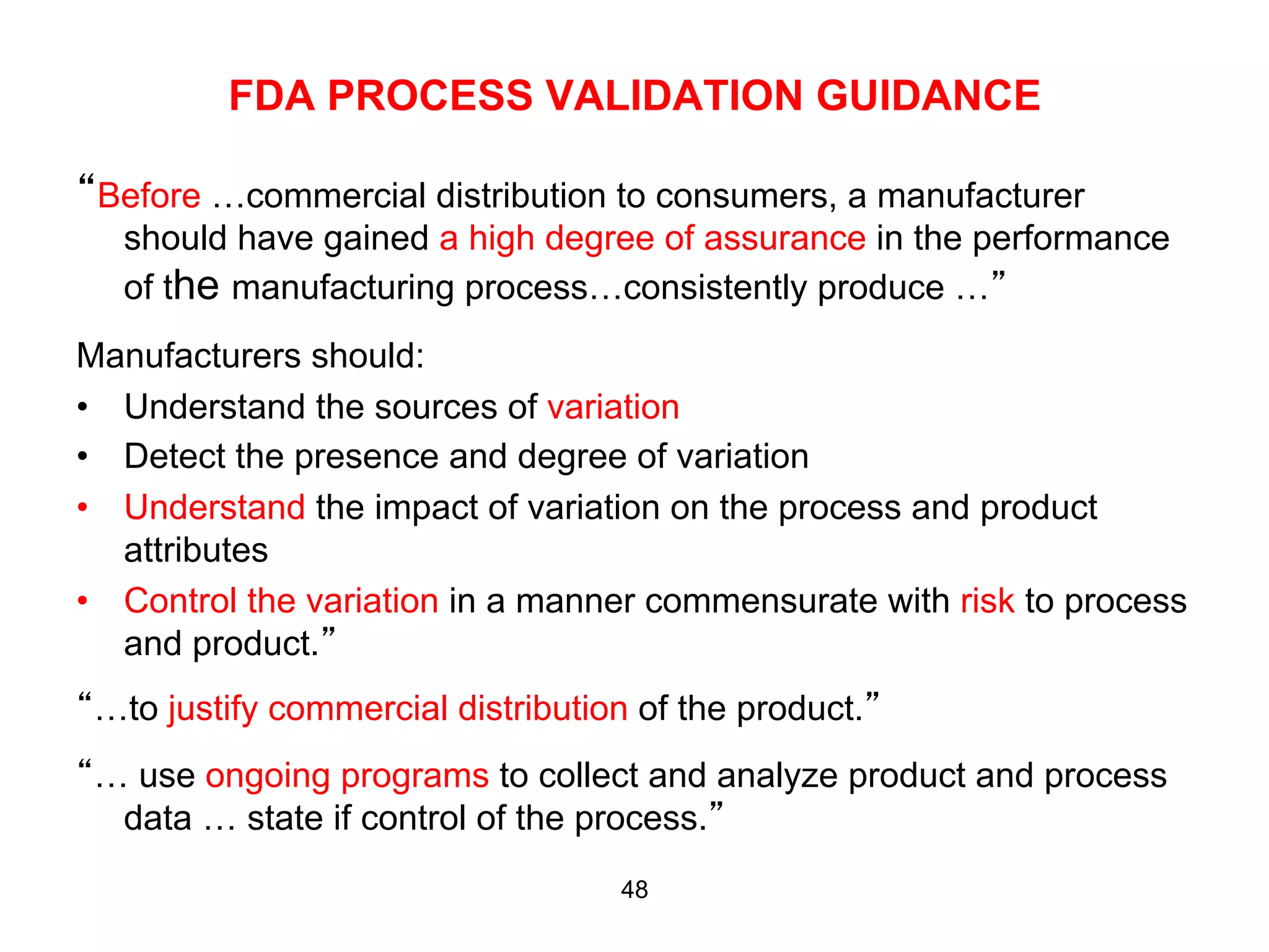 Process Validation Guidances FDA and Global | PDF | Pharmaceutical ...