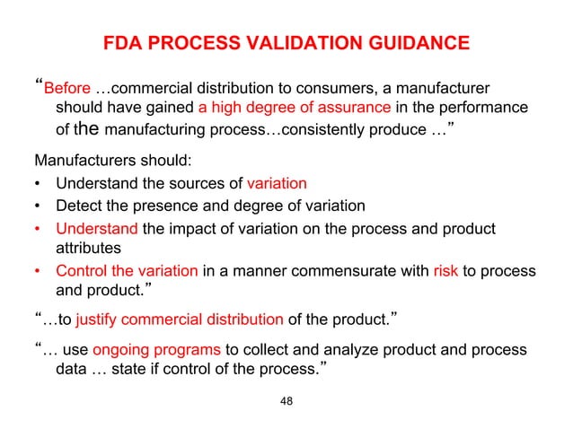 Process Validation Guidances FDA and Global | PDF | Pharmaceutical ...