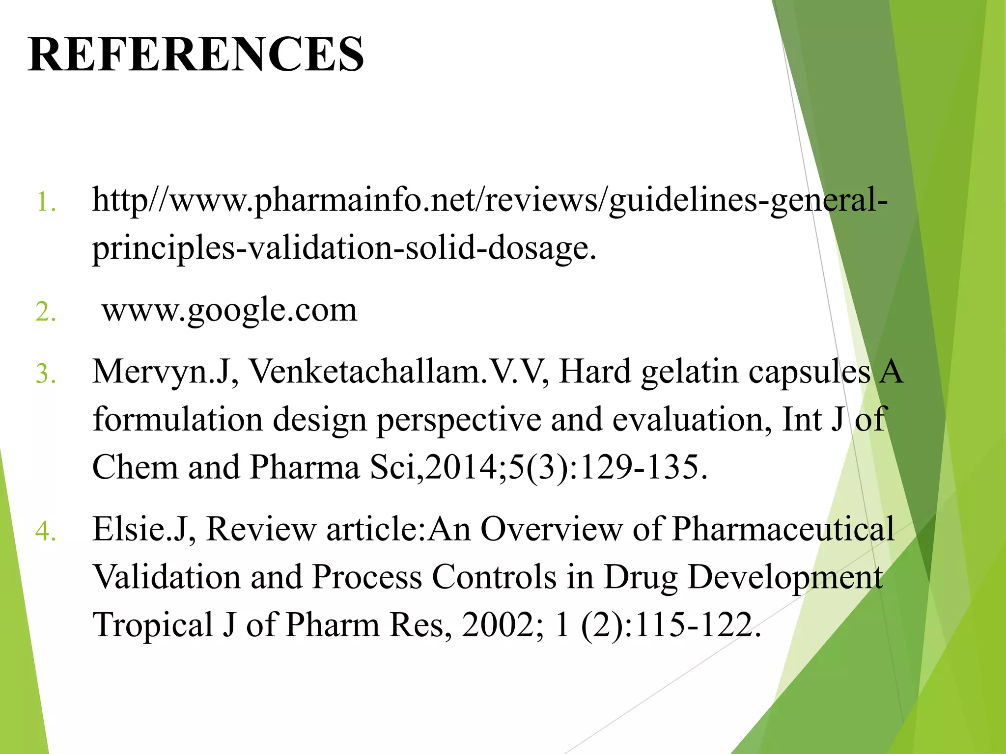 Process validation of capsules | PPTX