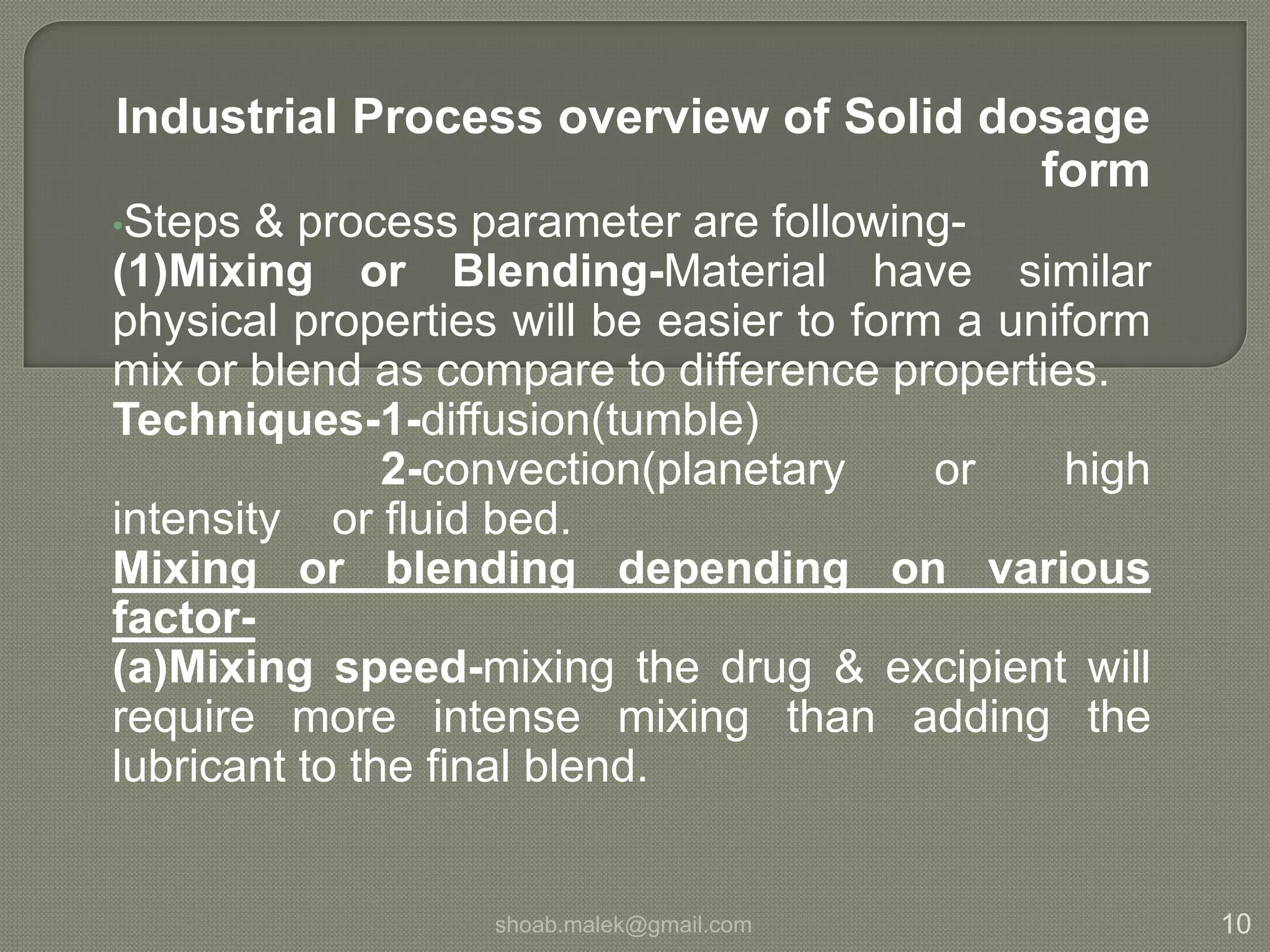 Process validation of oral solid dosage form (tablet) | PPTX