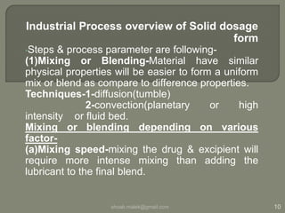 Process validation of oral solid dosage form (tablet) | PPTX