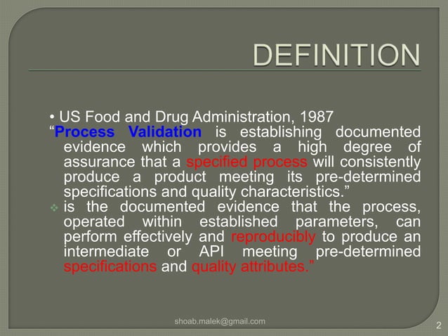 Process validation of oral solid dosage form (tablet) | PPTX ...