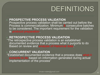Process validation of oral solid dosage form (tablet) | PPTX