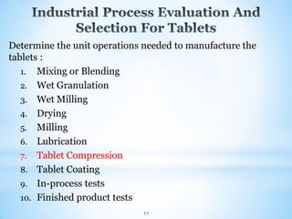 Process validation of tablet compression | PDF