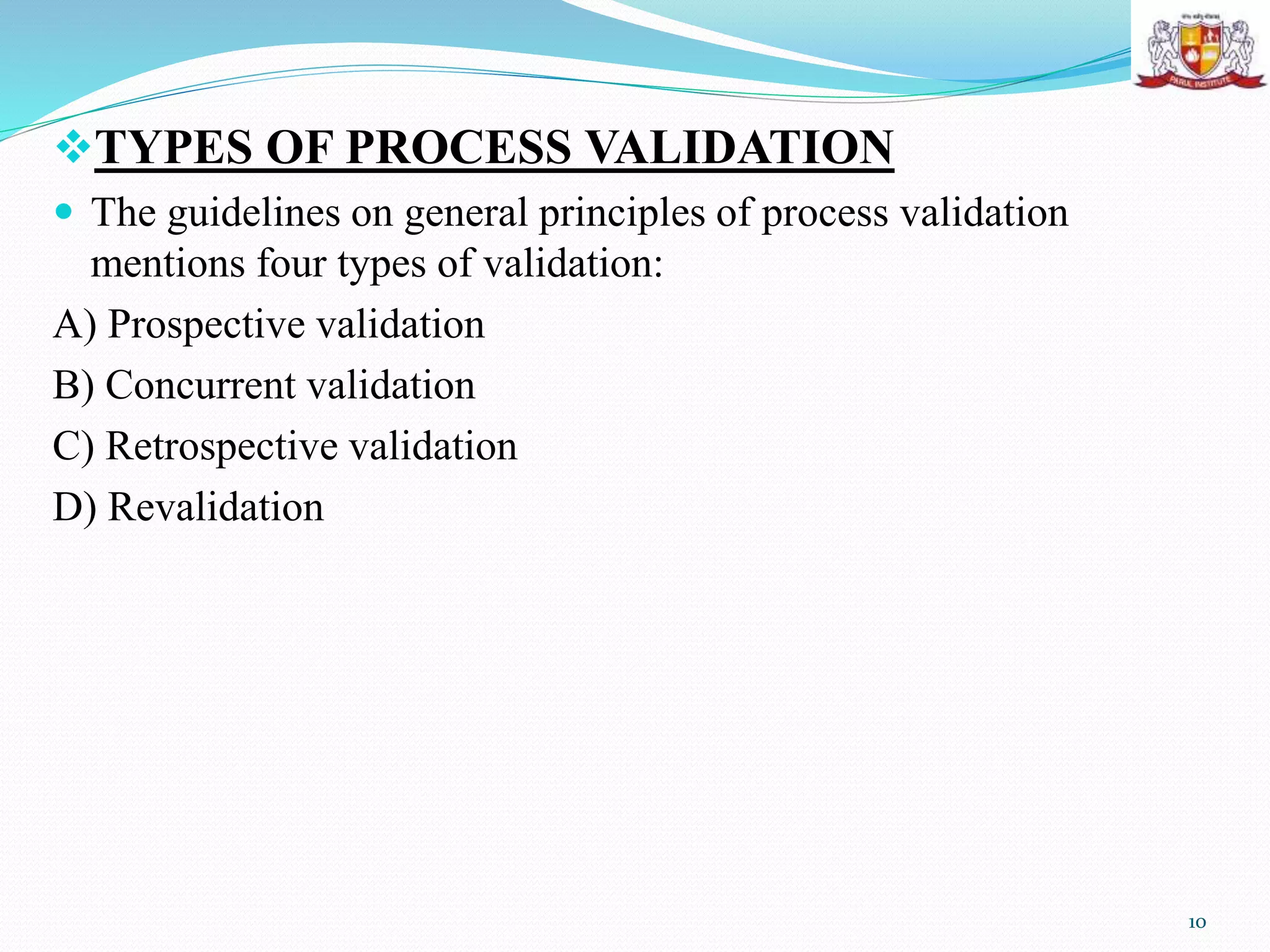 Process validation of tablets | PPTX