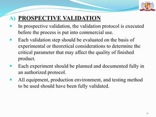 Process validation of tablets | PPTX